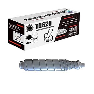 RIOMAN TN620 Toner Cartridge Compatible with Chip Replacement for Konica Minolta High Yield Compatible for Konica Minolta C1060L C1070L C2060S C3070L Toner Printers 1 Black Pack