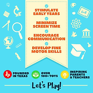 Pidoko Kids Dollhouse Furniture -Fully Furnished Bundle Set - (42 Pcs for 5 Rooms) - Wooden Toys