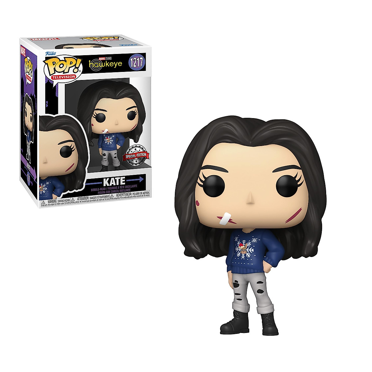 Funko Pop! Marvel: Hawkeye - Kate Bishop Christmas Sweater Special Edition Multicolor Exclusive Vinyl Figure #1217