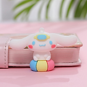 6Pcs Cute Anime Figurines, Kawaii Anime Cake Topper Set,Birthday Party Decoration Supplies,Gift for Anime Fans or Friends(C-6pcs)