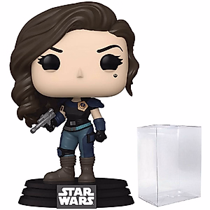 POP Star Wars: The Mandalorian - Cara Dune Funko Pop! Vinyl Figure (Bundled with Compatible Pop Box Protector Case) Multicolor 3.75 inches