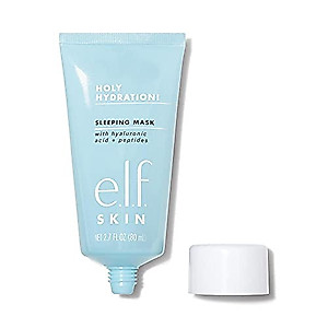 e.l.f. Holy Hydration! Sleep Mask, Ultra-Hydrating Dual-Use Face Mask, Replenishes & Nourishes Dry Skin for a Plumped Up Complexion, 2.7 Fl Oz (80mL)