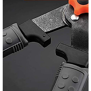 Edward Tools Heavy Duty Hedge Clippers - 25” Manual Garden Hedge Shears with Wavy Carbon Steel Blade for Trimming Shrubs, Boxwoods, Weeds, Bushes - Ergo Rubber Grip Handle