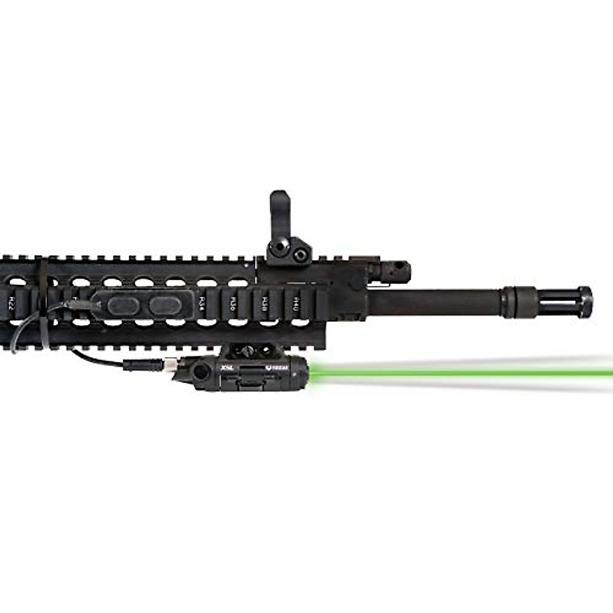 Viridian X5L Gen 3 Universal Green Laser, 500 Lumens Tactical Light, Black, Fits: Rifles/Shotguns, Remote Switch