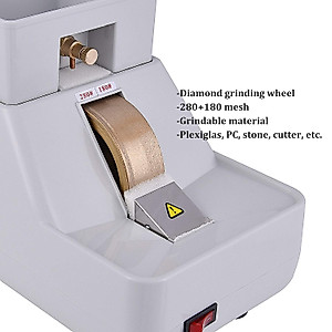 Optical Hand Lens Edger, Eyeglasses Edger,Manual Lens Grinder 3-in-1, Lens Polisher with Removable Sink，Jade,Watch Glass polishing Tool