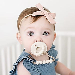 Ryan & Rose Cutie PAT Pacifier Teether (Stage 1, Ivory)