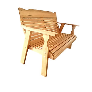 Kilmer Creek 4' Natural Cedar Patio Bench, Amish Crafted