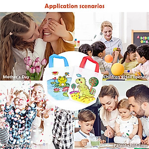 NA 14Pack Coloring Goodie Bags, Kids DIY Graffiti Bags, Kindergarten Children Art Craft Project, Party Favor Bags for Birthday, Tea Party, Celebration