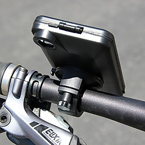 Maximal Power Waterproof Case Bike Handlebar Mount Bicycle Phone Holder for iPhone 5/5s - Non-Retail Packaging - Black