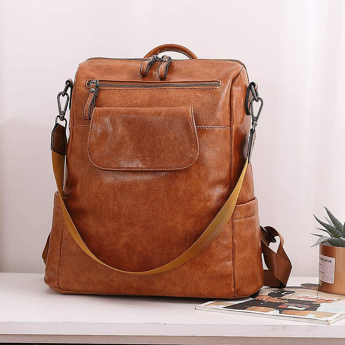 CLUCI Women Backpack Purse Bundles with Women Wallet