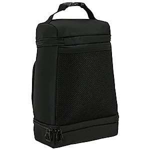 adidas Excel Insulated Lunch Bag, Black/Silver Metallic, One Size