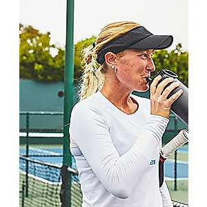 Takeya 40 oz CP Signature Pickleball Stainless Steel Insulated Water Bottle with Choice of Lid, Ace Black