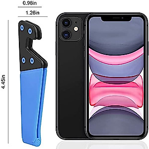 8 PCS Universal Pocket-Sized Colorful Portable Foldable V Model Mobile Phone Holder, SourceTon Desktop Stand Mount Holder Cradle Compatible with iPads,Tablets,E-Readers,Cellphones, Kindles, Pack of 8