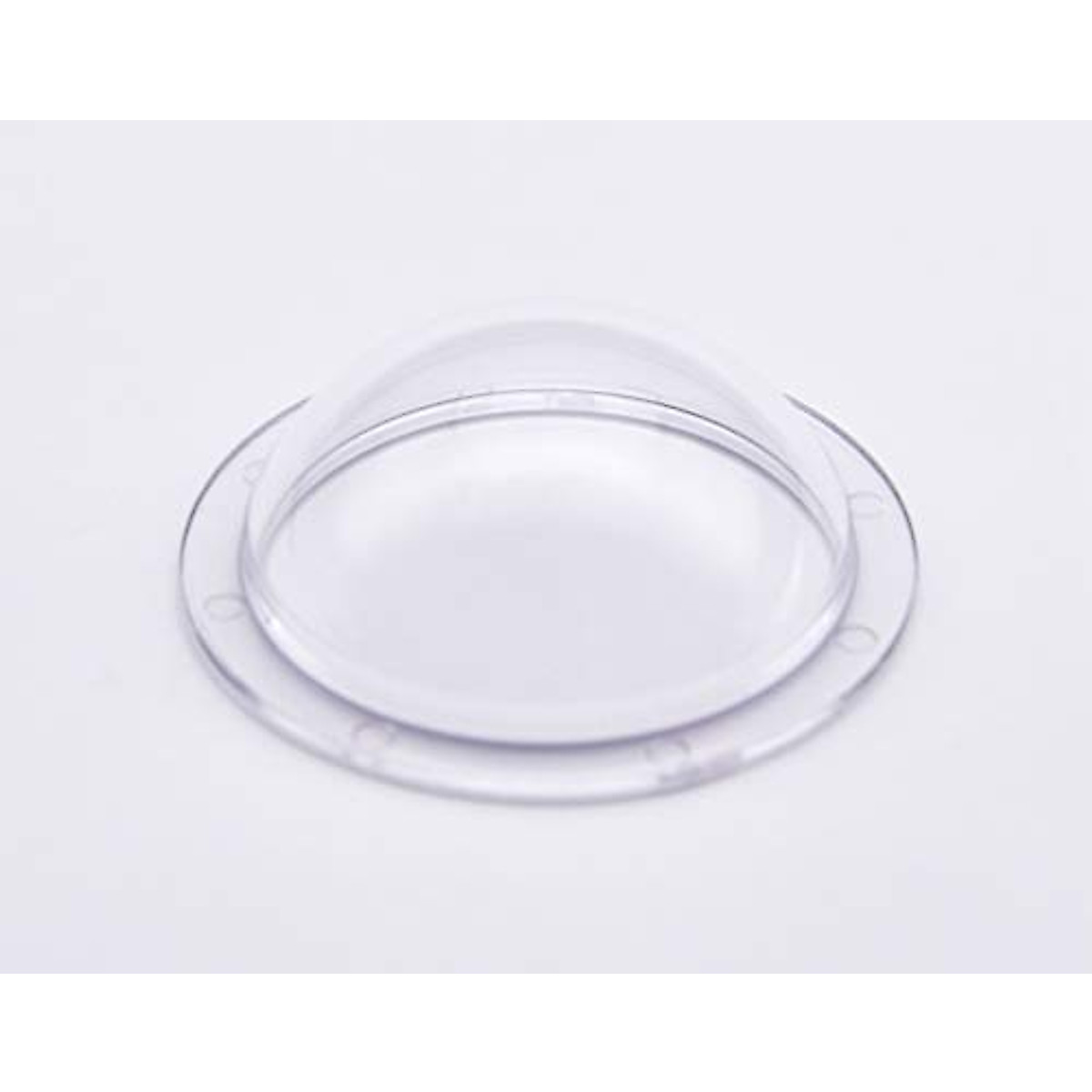 JMX Acrylic/PC CCTV Replacement Clear Camera Dome Cover Security Camera Housing Skylight Window (1.8 Inches, Transparent)