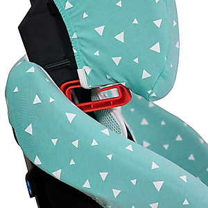 JYOKO Kids Cover Liner Made Cotton Compatible with Graco Milestone (Black Star)