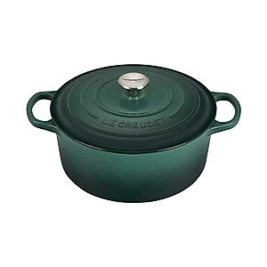 Le Creuset Signature Enameled Cast-Iron Dutch Oven, Saucepan, And Skillet 5 Piece Bundle Set - Artichaut