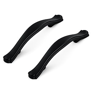 HESTIA HARDWARE 10 Pack | Black Cabinet Pulls 3 Inch Kitchen Cabinet Handles Kitchen Handles for Cabinets Bedroom Drawer Pulls Cupboard Handles (Z8.10.D)