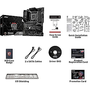 INLAND Performance 2TB NVMe PCIe Gen 4.0 M.2 2280 SSD + AMD Ryzen 5 5600X Desktop Processor 6-core Unlocked Bundle with MSI B550-A PRO AM4 DDR4 ATX Motherboard