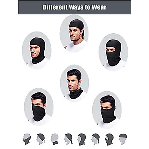 2pcs Balaclava Ski Mask Tactical Head Hood Outdoor Sports Snowboarding Cycling Fishing Motorcycle Uv Protection face mask Men OR Women