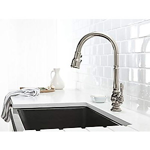 KOHLER 99259-VS Artifacts Kitchen Faucet, 17.63 x 4.31 x 8.50 inches, Vibrant Stainless