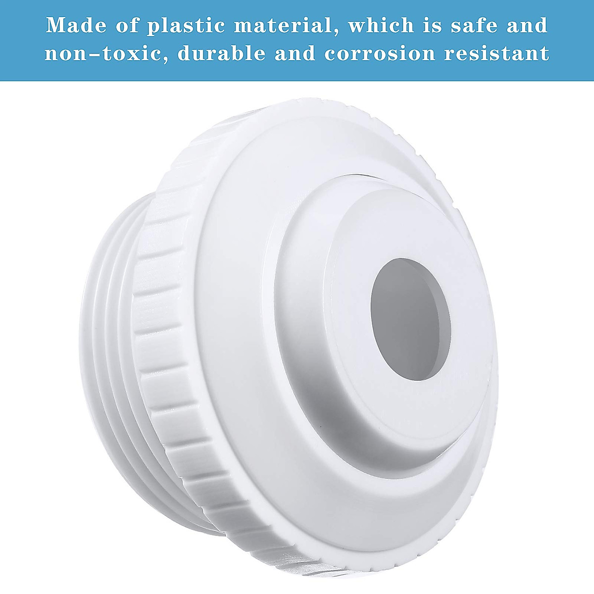 Pool Jet Nozzles SP1419C Flow Inlet Fitting Opening Water Directional Pool Return Fittings with MIP Thread (3 Pieces,1/2 Inch)