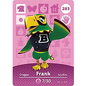 Frank - Nintendo Animal Crossing Happy Home Designer Amiibo Card - 283