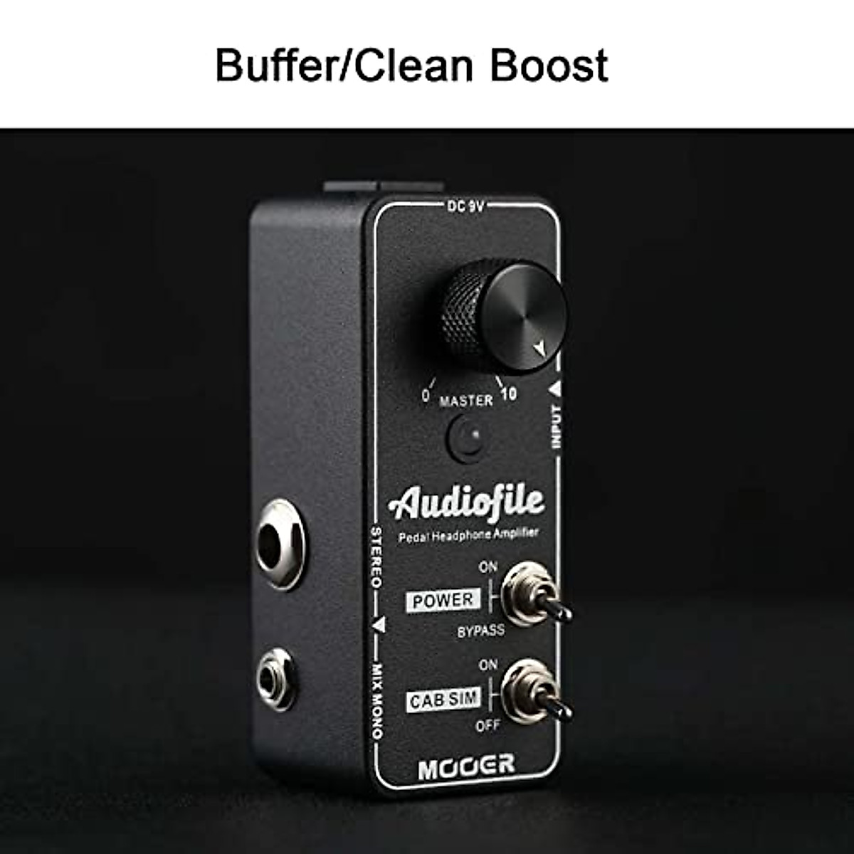 MOOER Audiofile Guitar Headphone Amp Analog, Access to Effects Circuits, Buffer/Clean Boost for Electric Guitar/Bass