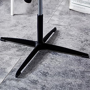 FATFISH Home Computer Chair Office Chair Adjustable 360 ° Swivel Cushion Chair with Black Foot Swivel Chair Makeup Chair Study Desk Chair