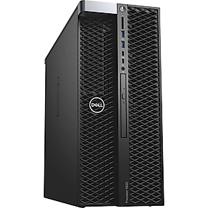 Dell Precision 5000 5820 Workstation - 1 x Intel Xeon Quad-core (4 Core) W-2225 4.10 GHz - 32 GB DDR4 SDRAM RAM - 1 TB HDD - 512 GB SSD - Tower