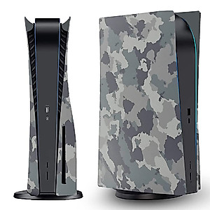 Camouflage Faceplate for PS5 DIY Replacement Plate Hard Shell for PS5 Disc Edition AntiScratch