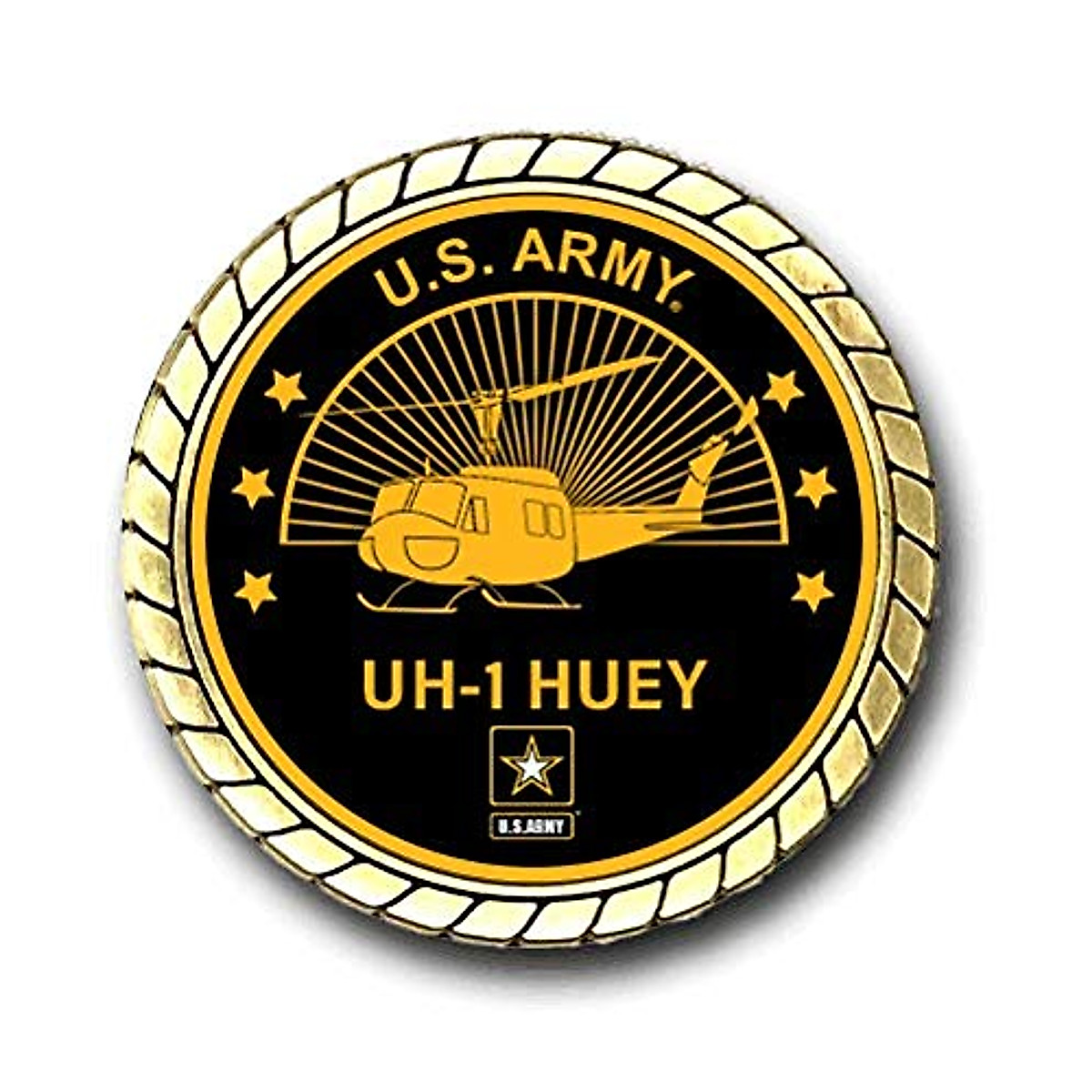 US Marine Corps UH-1 Huey Challenge Coin Officially Licensed