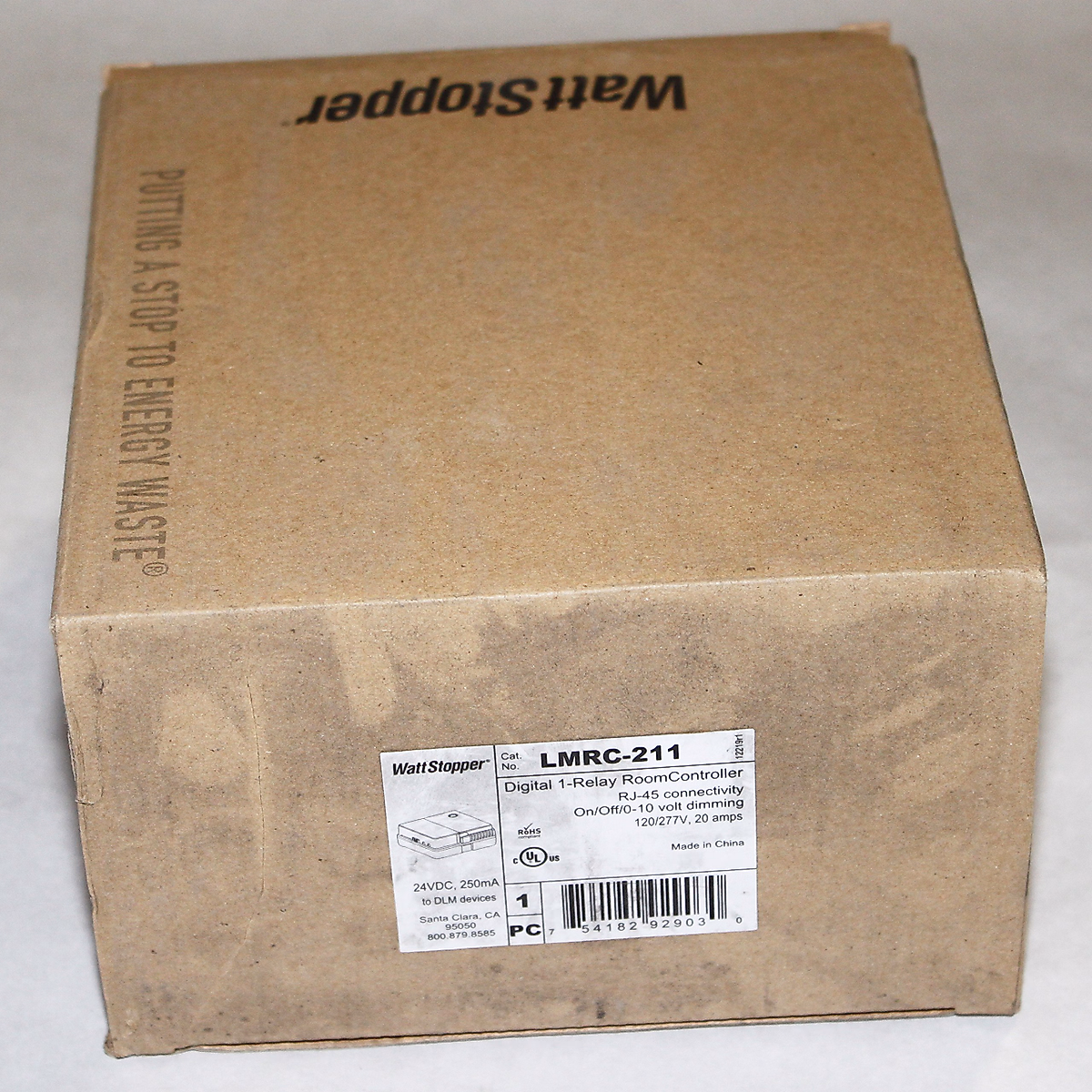 Wattstopper LMRC-211 Digital Single Relay Room Controller