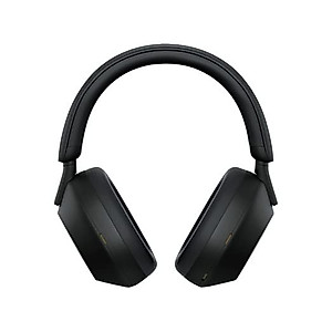 Sony WH-1000XM5 Wireless Noise Canceling Over-Ear Headphones (Black) Bundle with 4-Port USB 3.0 Hub and Alloy Headphone Stand (3 Items)