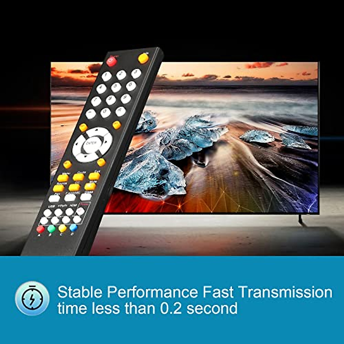 New Replacement Remote Control for Sceptre TV LED HDTV 8142026670003C