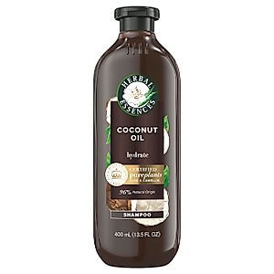 Herbal Essences Coconut Oil Hydrating Shampoo, 13.5 Fl Oz, with Certified Camellia Oil and Aloe Vera, For All Hair Types, Especially Dry Hair