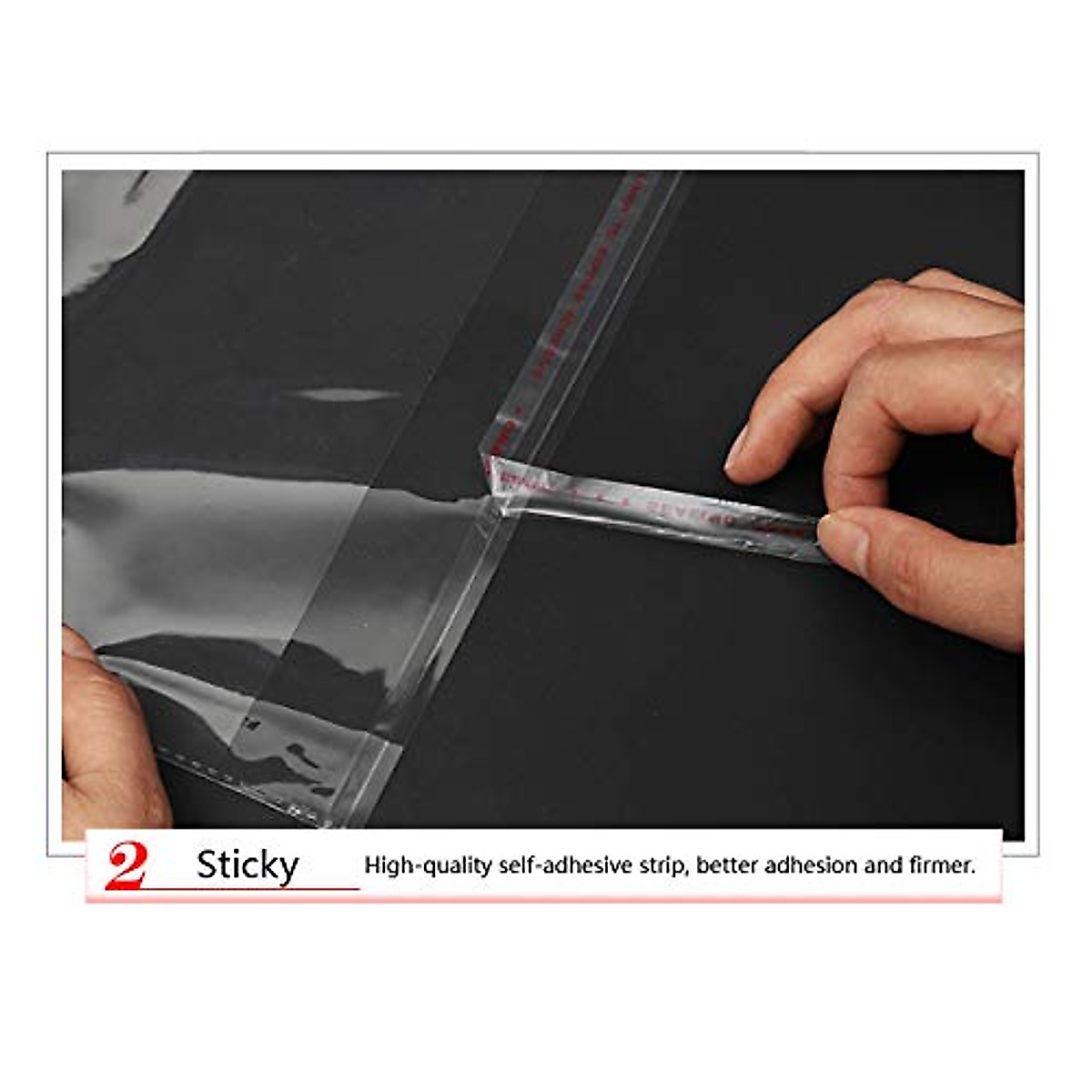 ericotry 100 Pcs 9x12 Clear Resealable Cello/Cellophane Bags Good for Bakery Candle Soap Cookie Poly Bags Gift T-Shirt and Artwork Packing Party Treat Wrap