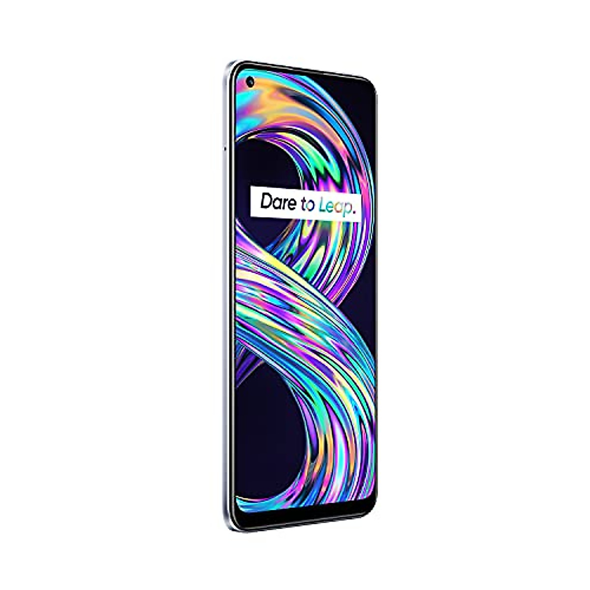 realme 8 Dual-SIM 128GB ROM + 6GB RAM (GSM only | No CDMA) Factory Unlocked 4G/LTE Smartphone (Cyber Silver) - International Version