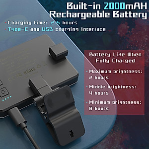 Eicaus 100 LED Rechargeable Selfie Phone Light with Clip,Camera Fill Light for Pictures,Video iPhone Light for Video Conferencing, Portable Light for influencers, Tiktok