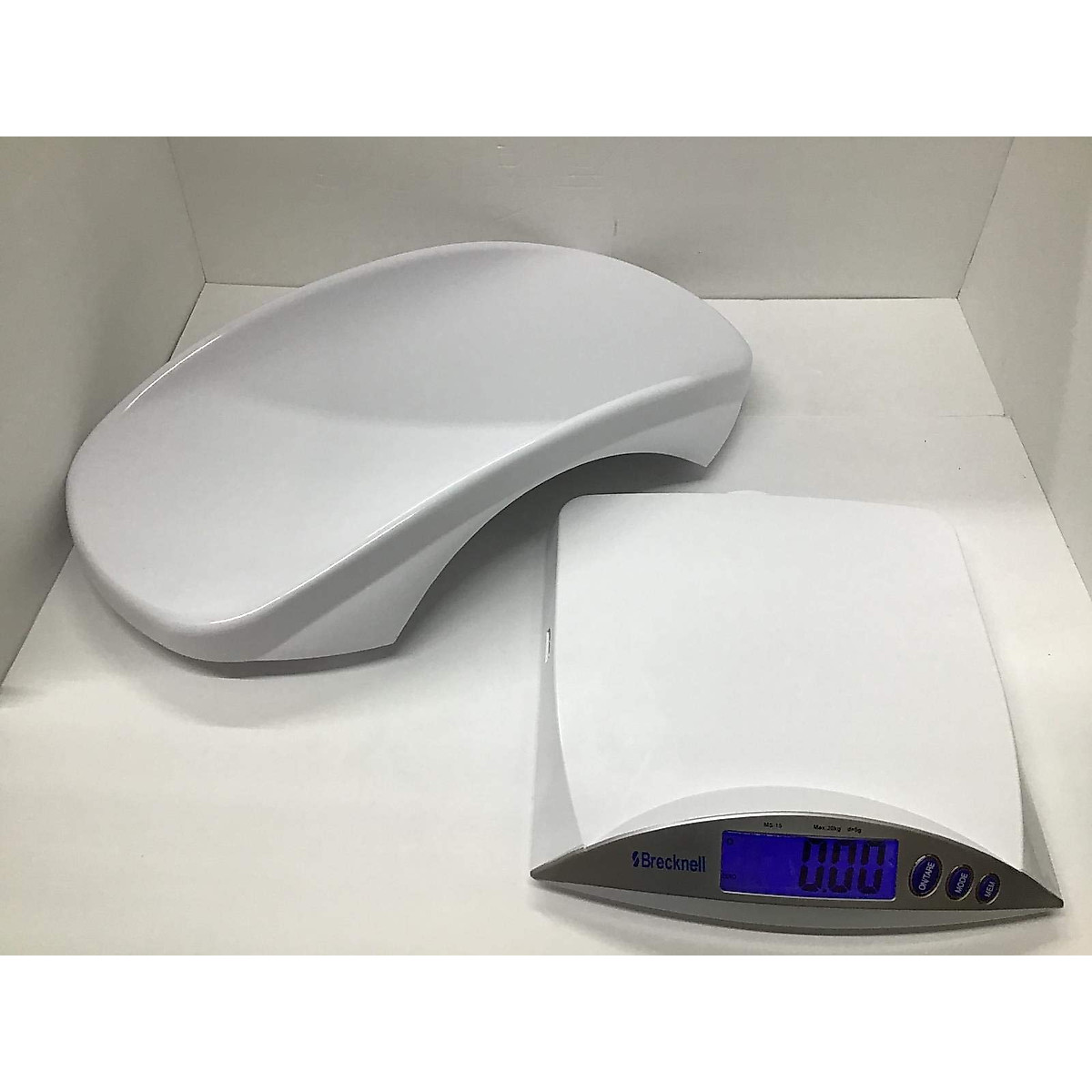 Salter Brecknell BLMS152311-44L MS-15 Pediatric Scale, Abs Plastic with Removable Weighing Tray