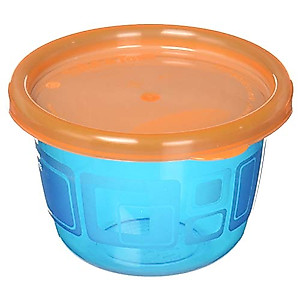 The First Years Take and Toss Snack Containers with Lids, 4.5 Ounce (Pack of 6)