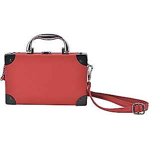 QZUnique Tape Shaped Shoulder Bag Radio Recorder PU Crossbody Bag Women's Retro Evening Bag Handbag Clutch Purse