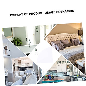 Garneck Wall Storage Rack Bathroom Shelves Wall Corner Storage Holder Floating Shelves Bathroom Display Shelf Bathroom Shelf Wall Shelf Triangle Fan Shaped Rack Sector Wall Bracket White