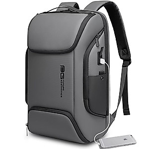 BANGE Business Laptop Smart backpack Can Hold 15.6 Inch Laptop Commute Backpack Carry on bag for men and women (Grey)