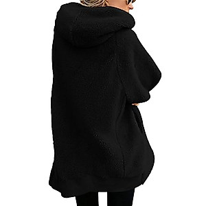 JEGULV Sweater Jacket for Women,Womens Insulated Down Jacket,Black Zip Up Hoodie Women,Winter Clothes for Women,Shacket Jacket Women,Womens Coats,Winter Overcoat