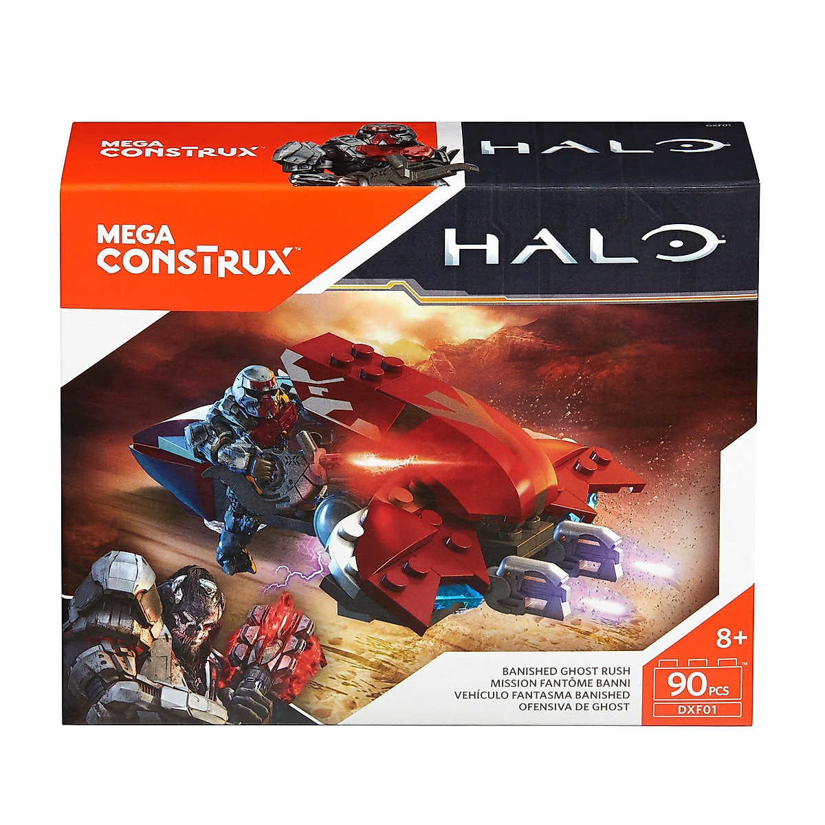 Mega Construx Halo Banished Ghost Rush Building Set