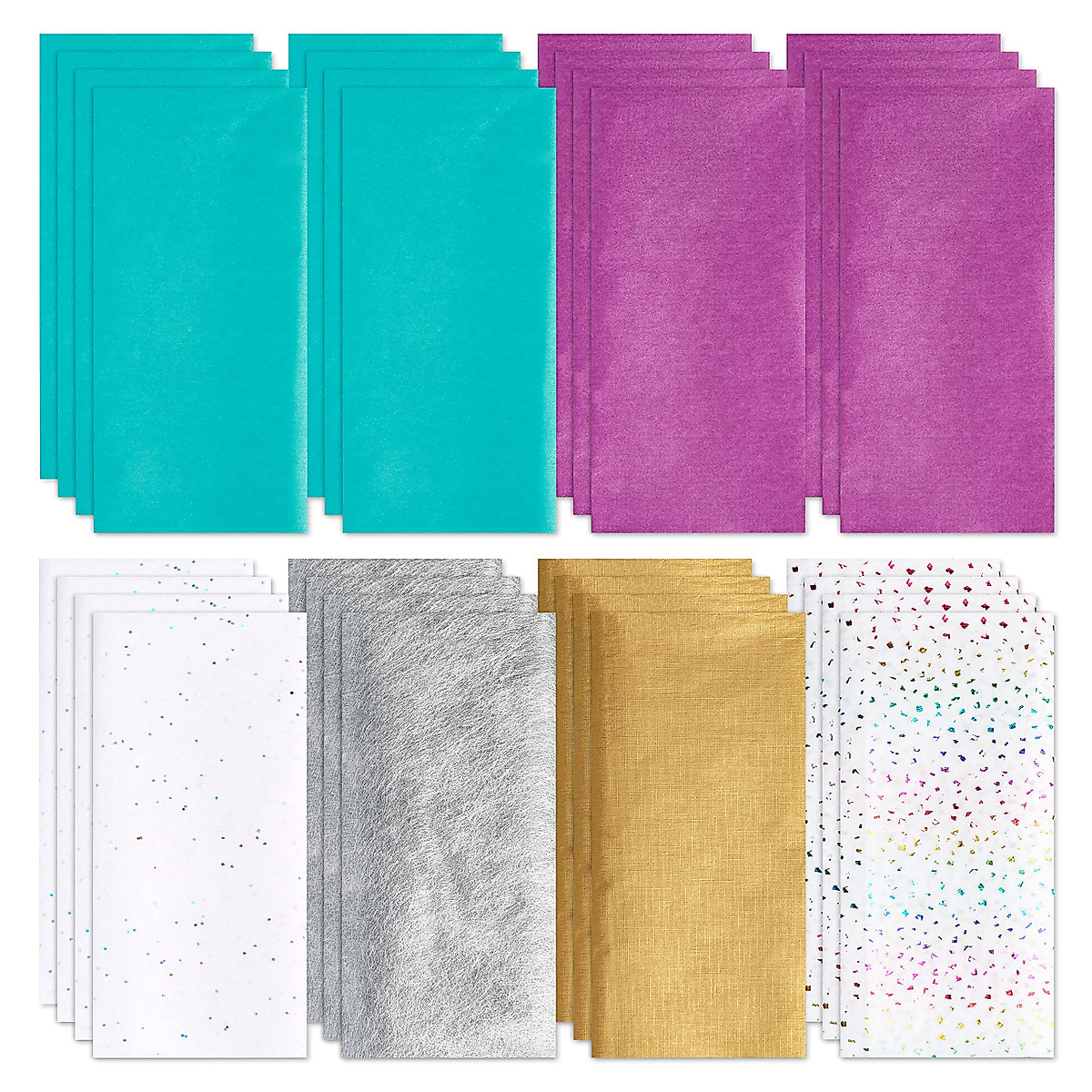 Papyrus Tissue Paper Bulk (Specialty Bundle) for Gifts, Decorations, Crafts, DIY and More (28-Sheets)