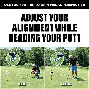 Alignment Ball Mark - Aligning Golf Ball Marker - Rotates for Aiming - Improves Accuracy