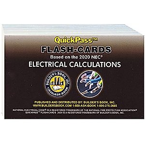 2020 Electrical Calculation QuickPass Flash-Cards