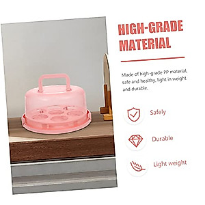 EXQUIMEUBLE portable cake box cupcake carriers cake packing holders refrigerator stand egg container cake carrier with lid and handle muffin pan Portable cupcake containers cupcake Transporter