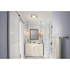 Broan-NuTone 696 Ceiling Exhaust Light for Bathroom and Home, 100-Watts, 100 Ventilation Fan, 4" round, White